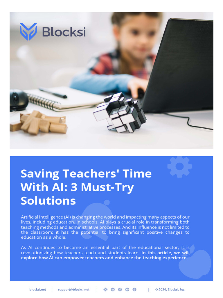 Saving Teachers Time With AI | PDF | Teachers | Artificial Intelligence