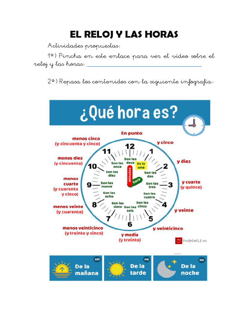 El Reloj Las Horas | PDF