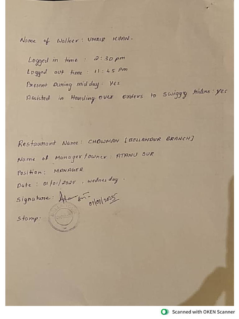 Manager Form | PDF