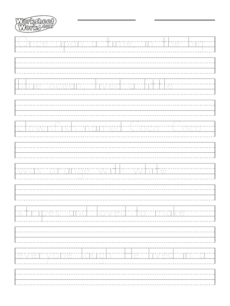 WorksheetWorks_Handwriting2Print_2 | PDF