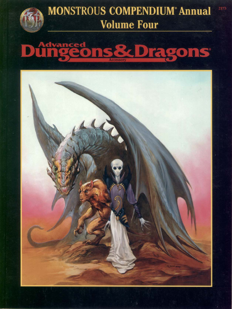 D&D 2nd - Monstrous Compendium Annual V4 | PDF