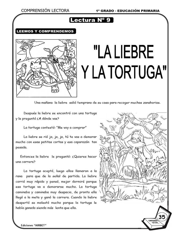 Comprension de Lecturas 1gradoIIPARTE | PDF | Comprensión lectora