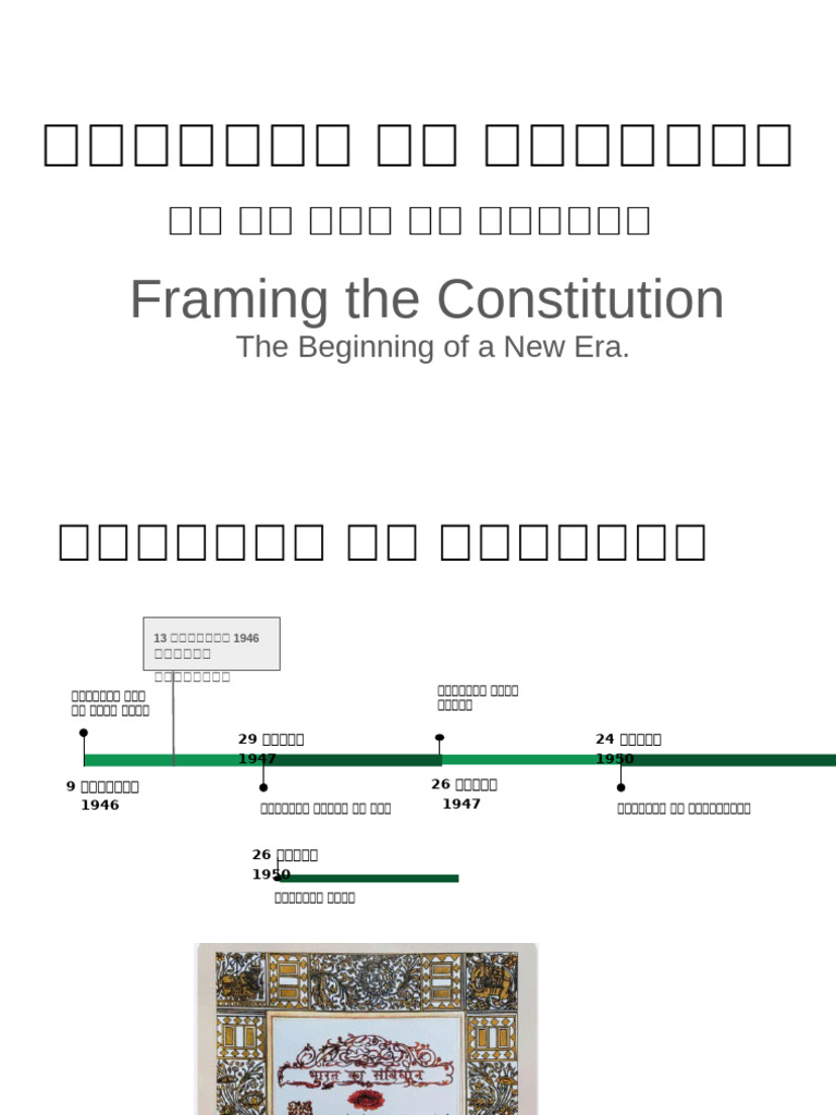 संविधान का निर्माण framing the constitution | PDF