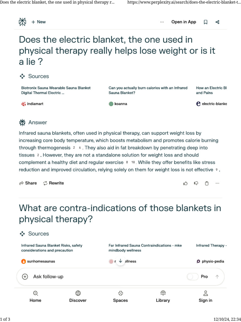 Infrared Sauna Blankets | PDF