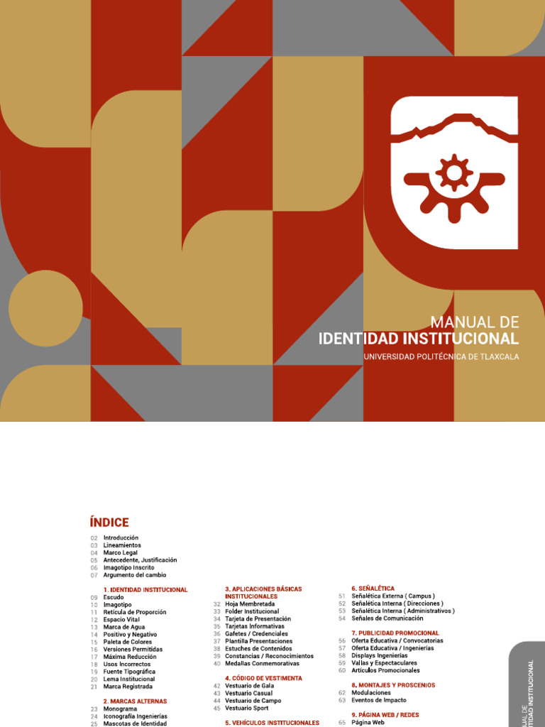 Manual de Identidad Institucional UPTx | PDF