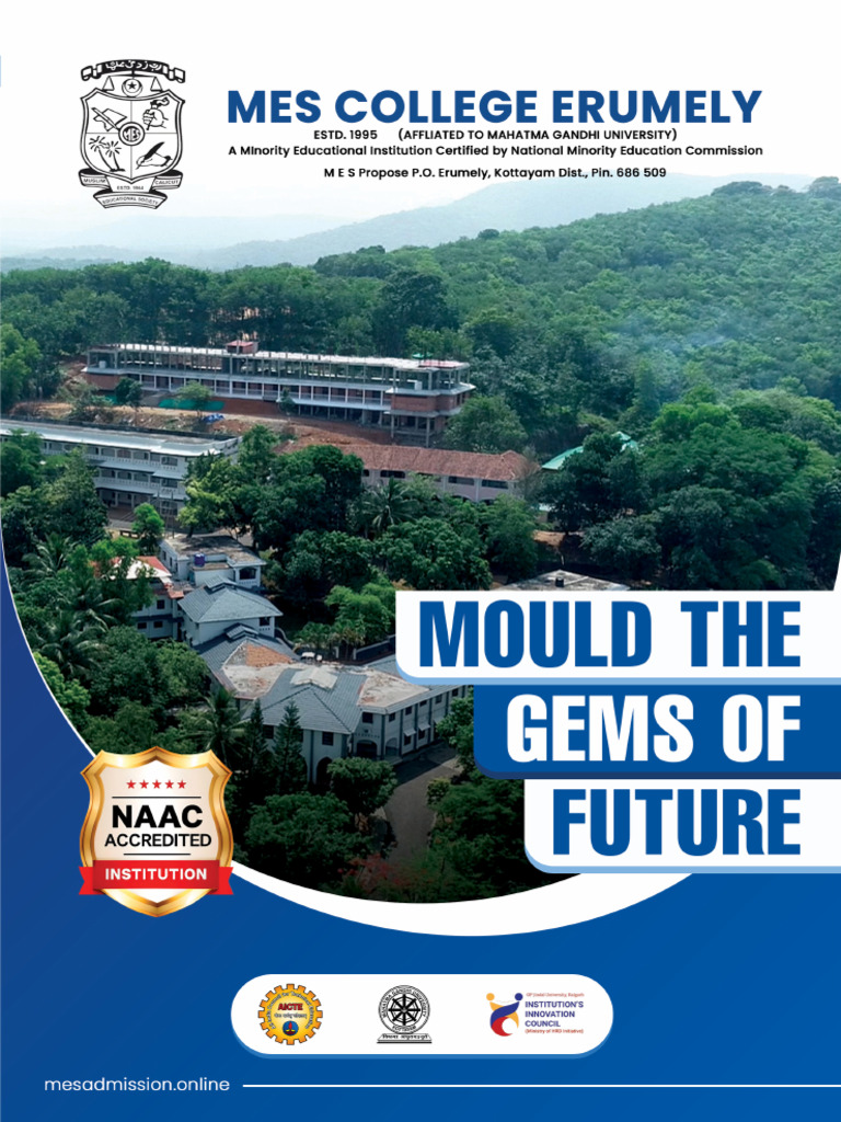 Mes Erumeli College Brochure 2025-26 | PDF