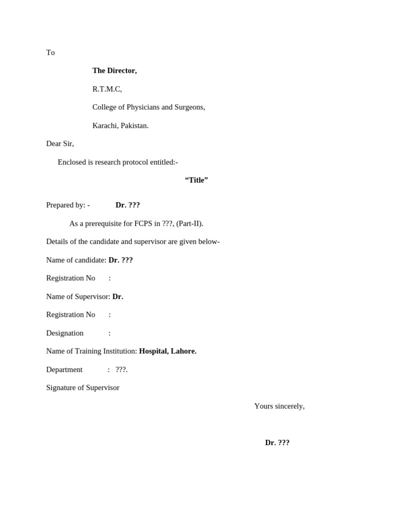 Front Pages for Synopsis-templates | PDF | Medical School | Clinical Trial