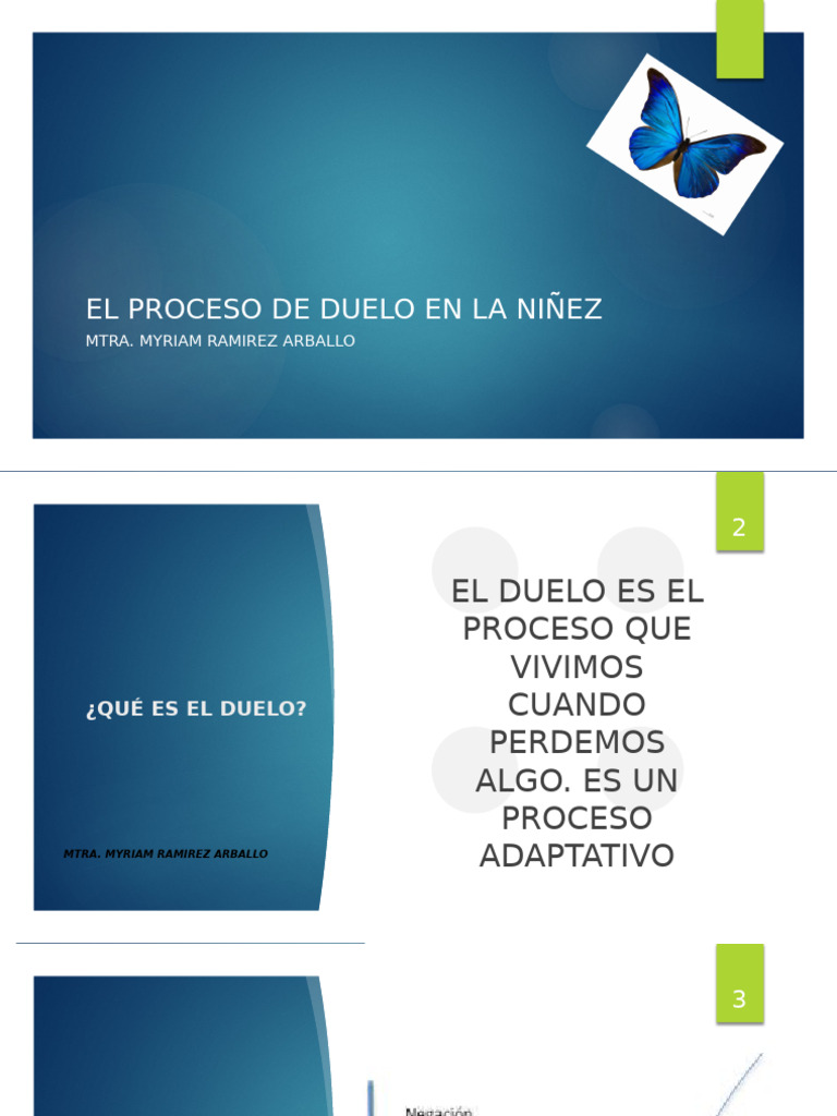 El Proceso de Duelo en La Infancia (Taller) | PDF