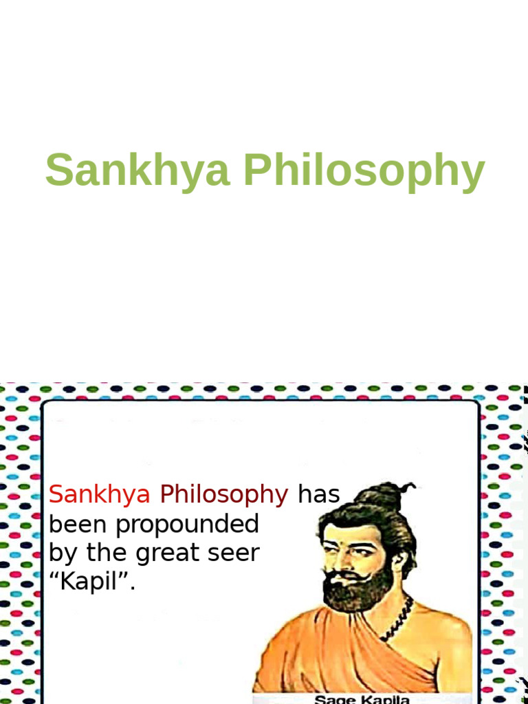 Sankhya Philosophy | PDF