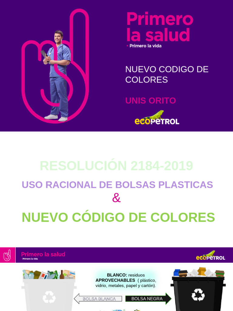Código de Colores de Residuos Ecopetrol | PDF