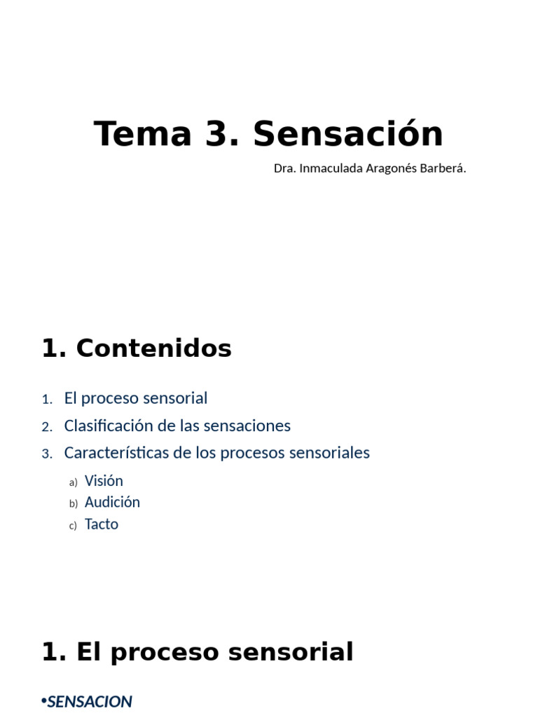 Tema 3. Procesos Psico. Básicos UCV | PDF | Sentidos | Percepción visual