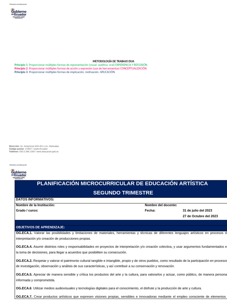 Eca Segundo Trimestre | PDF | Aprendizaje | Evaluación