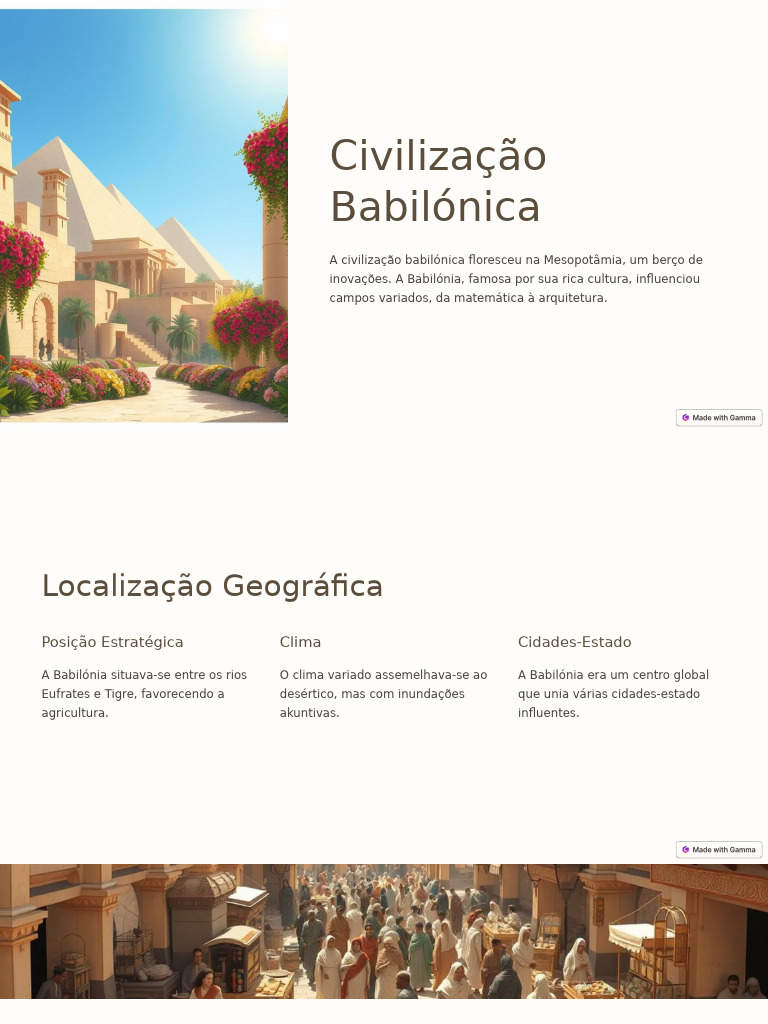 Legado da Civilização Babilônica | PDF | Babilônia | Babilônia