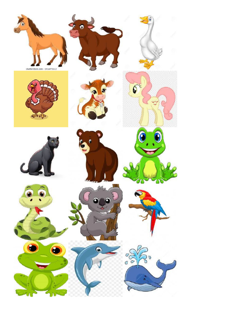 Animales Animados | PDF