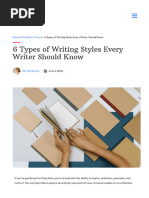 60 Words to Describe Writing Styles | PDF | Writing | Human Communication
