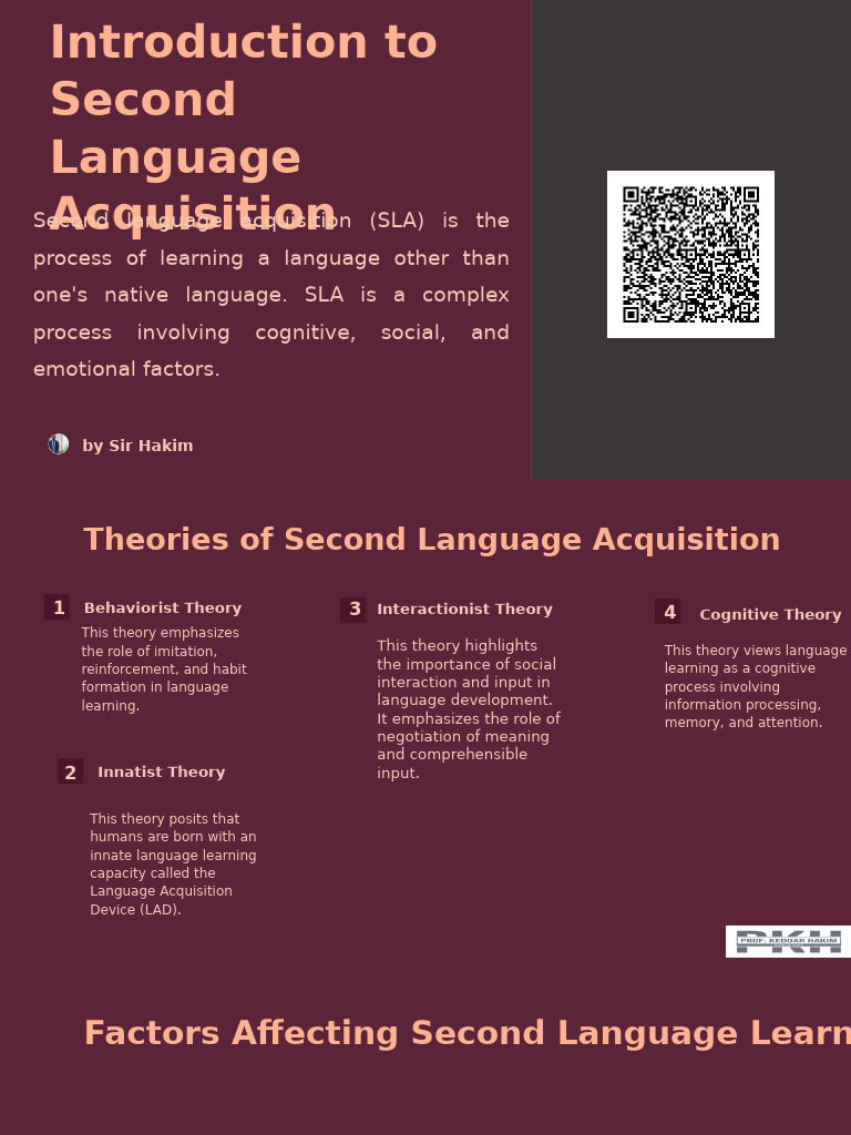 Introduction to Second Language Acquisition1 | PDF | Second Language Acquisition | Second Language