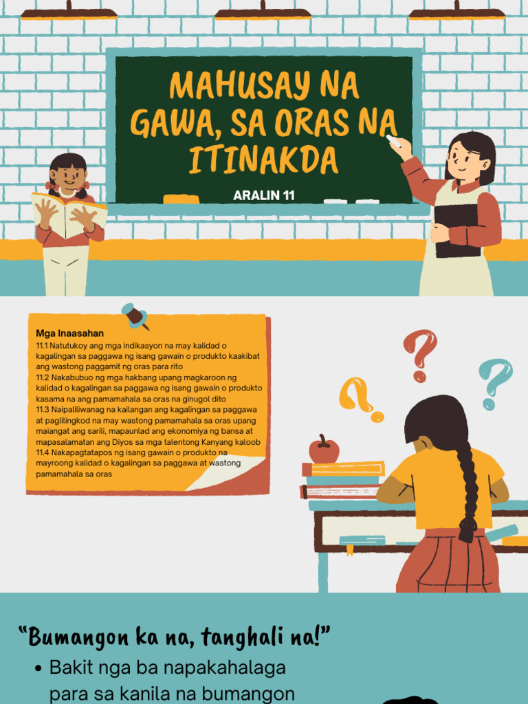 Aralin 11 Mahusay Na Paggawa | PDF