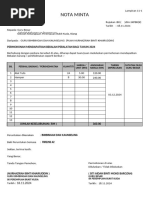 Nota Minta Contoh Editable | PDF