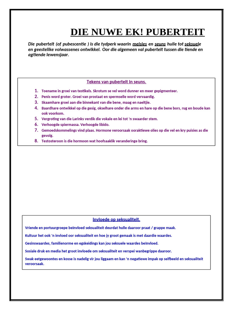 PUBERTEIT | PDF