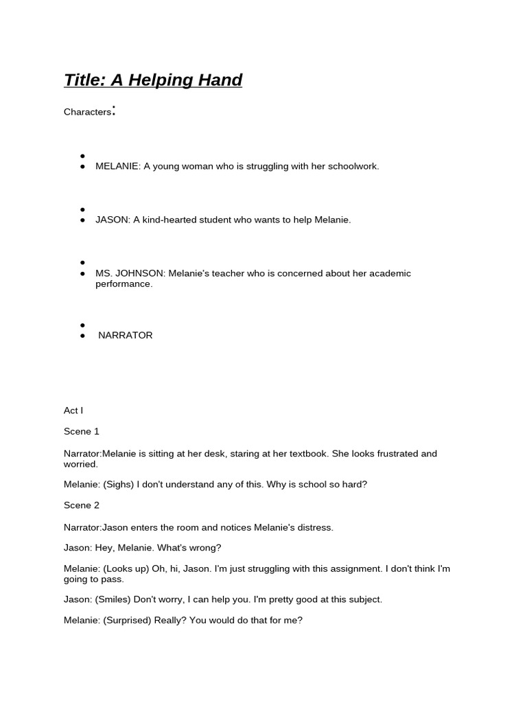 _A Helping Hand | PDF