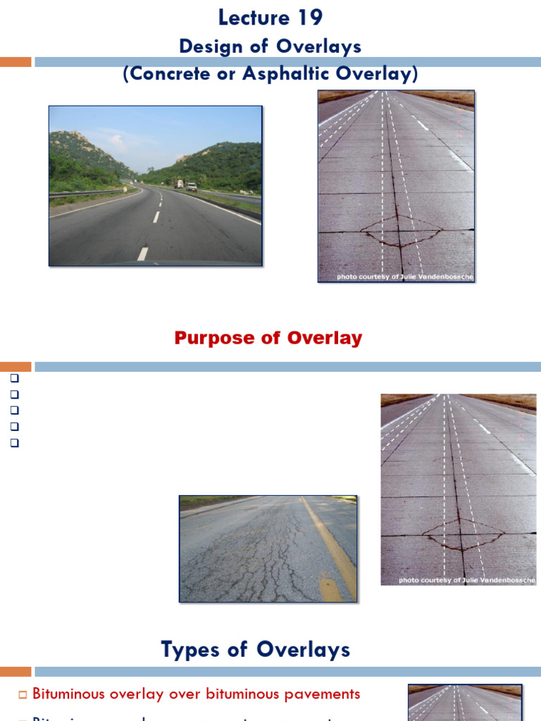 Lecture 19 - Design of Overlays BBD | PDF | Road Surface | Civil ...