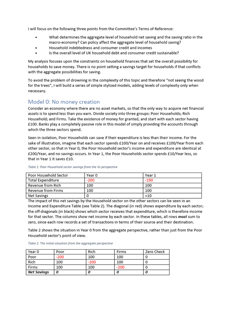 Evidence Professor Steve Keen | PDF | Wealth | Equity (Finance)