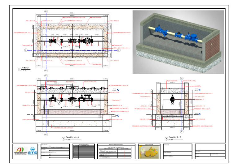 Caja de Centro de Medicion - Detalle 2 Pulg | PDF