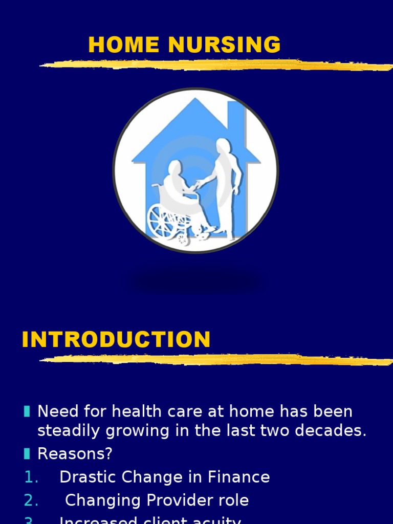 Home Health Nursing | PDF | Home Care | Nursing