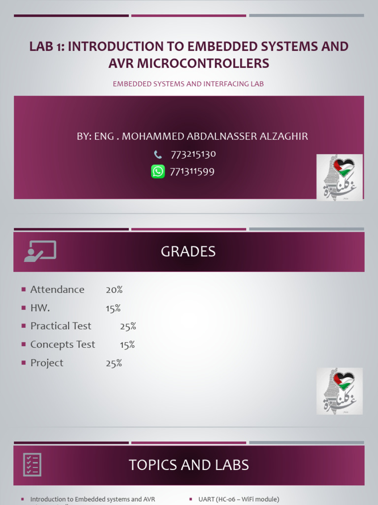 LAB1 Introduction to Embedded Systems | PDF | Microcontroller | Embedded System