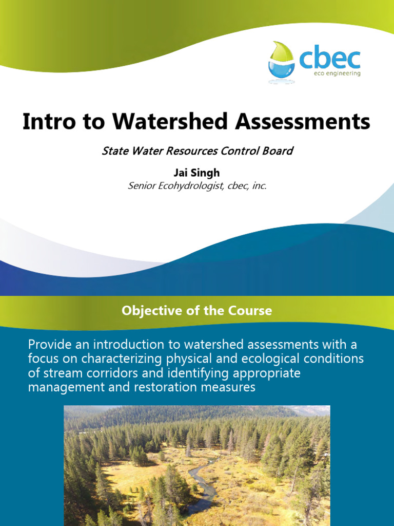 21-1010-1 Introduction To Watershed Assessments - 2023 - 05 - 19 | PDF ...