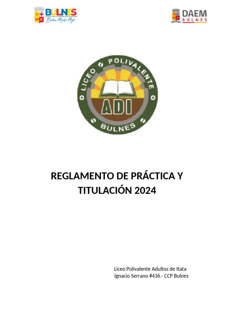 Reglamento Práctica Profesional 2024 | PDF | Evaluación | Maestros
