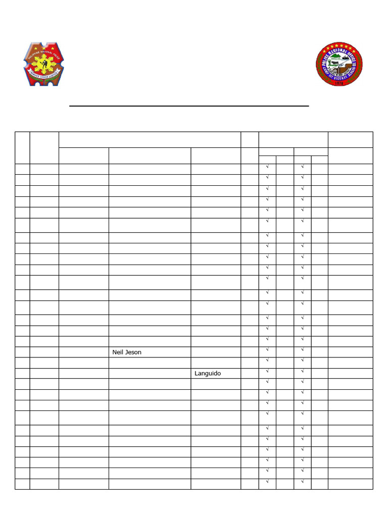 Daily ATTENDANCE January 10 2025 DAY 5 | PDF
