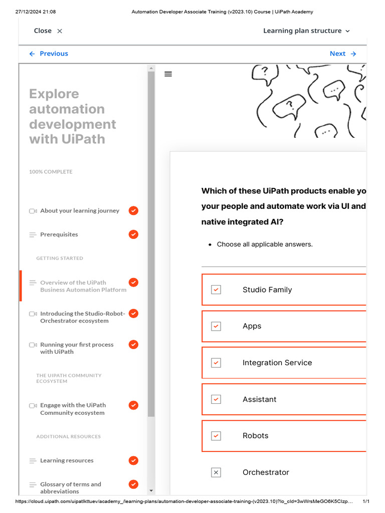 Automation Developer Associate Training (v2023.10) Course - UiPath ...
