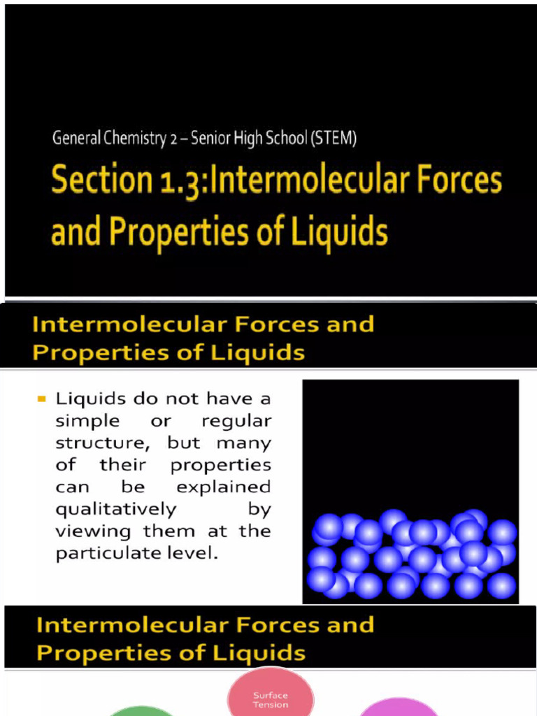 Gen Chem 2 Lesson 3 1 | PDF