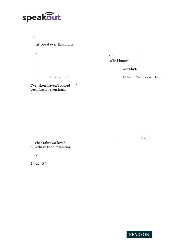 Tests Answer Key | PDF