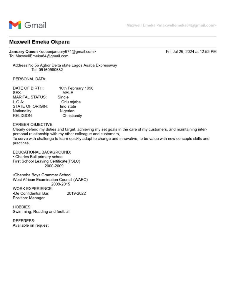 Maxwell Emeka Okpara | PDF