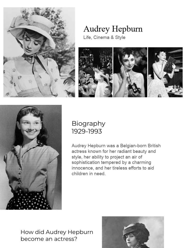 Audrey Hepburn: Life, Cinema & Style | PDF