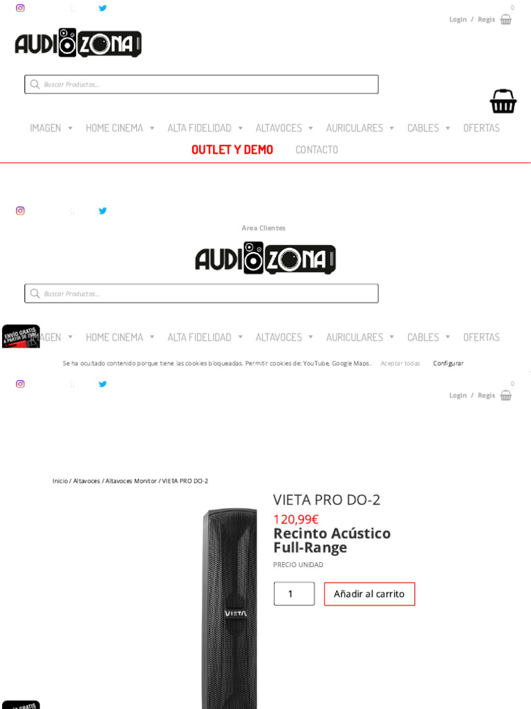 VIETA PRO DO-2 ALTAVOZ DE PRO | PDF | Altoparlante | Ingeniería de audio