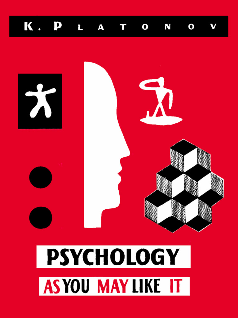 Platonov - Psychology As You May Like It (Progress, 1965) | PDF ...
