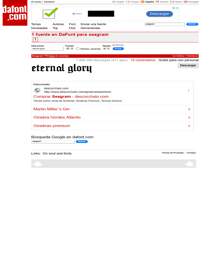 Seagram - Búsqueda | PDF