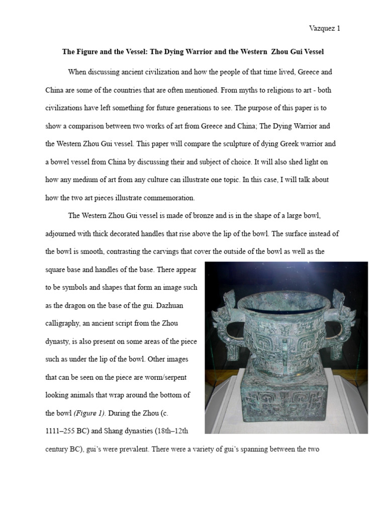 The Figure and The Vessel - The Dying Warrior and The Western Gui | PDF ...
