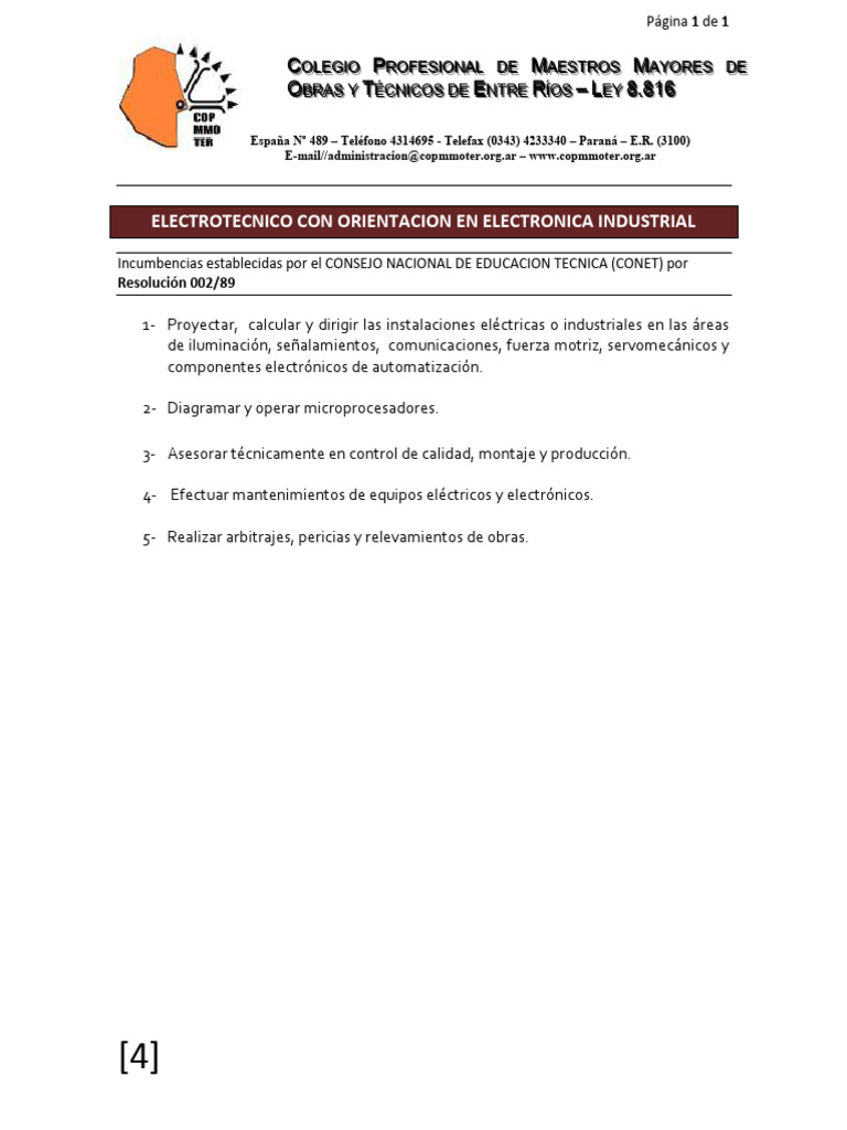 Incumbencias EOE | PDF