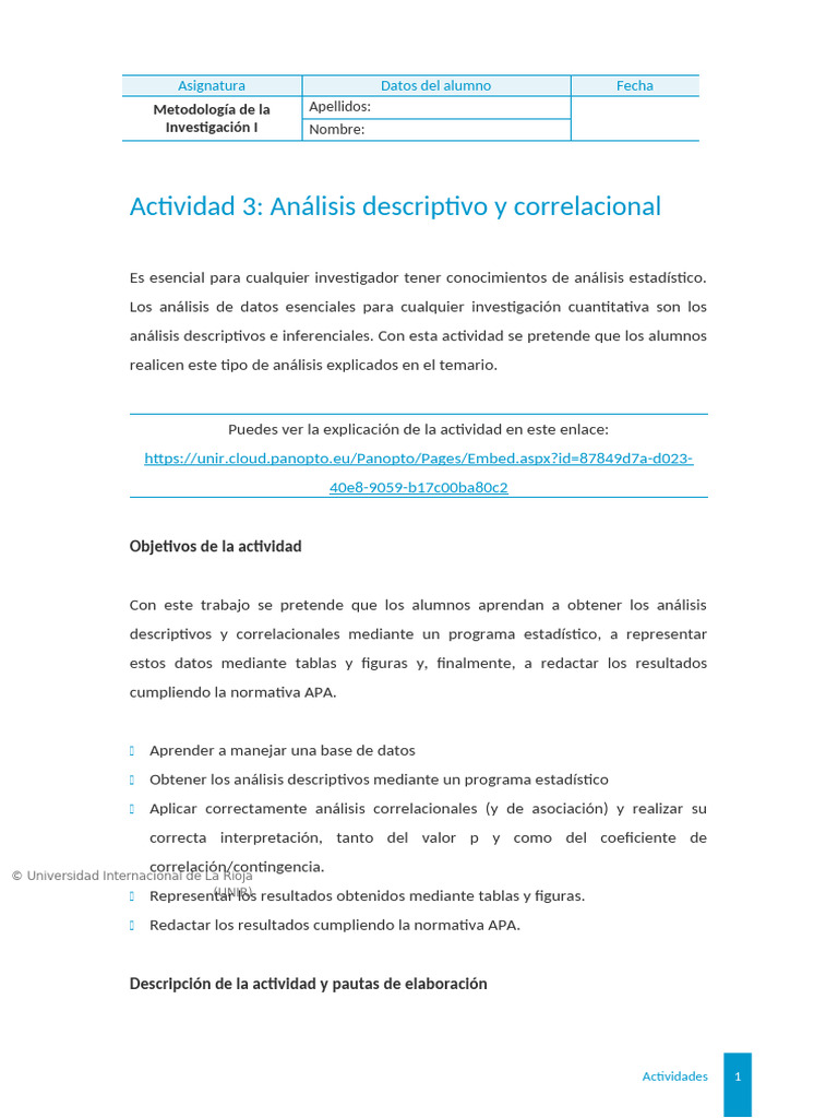 Neuroedu14 Act3 | PDF | Estadísticas