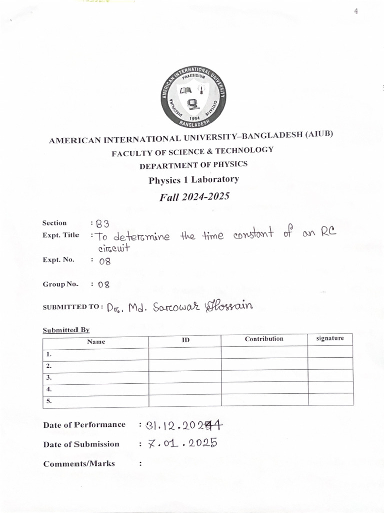 Phy 1 Final Lab Report | PDF