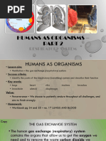 Structure and Function of The Gas Exchange System - Respiration and Gas ...