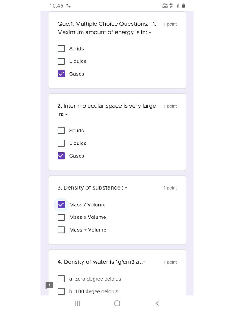 Physics and Biology Question Paper of Class 8th B | PDF