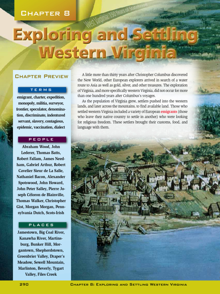 Ch8ExploringSettlingW - Va . | PDF | Ohio River