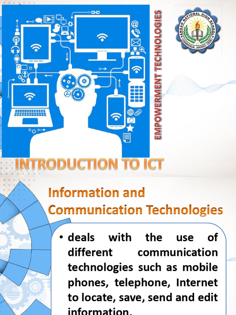 Lesson1 Introduction To ICT | PDF | World Wide Web | Internet & Web