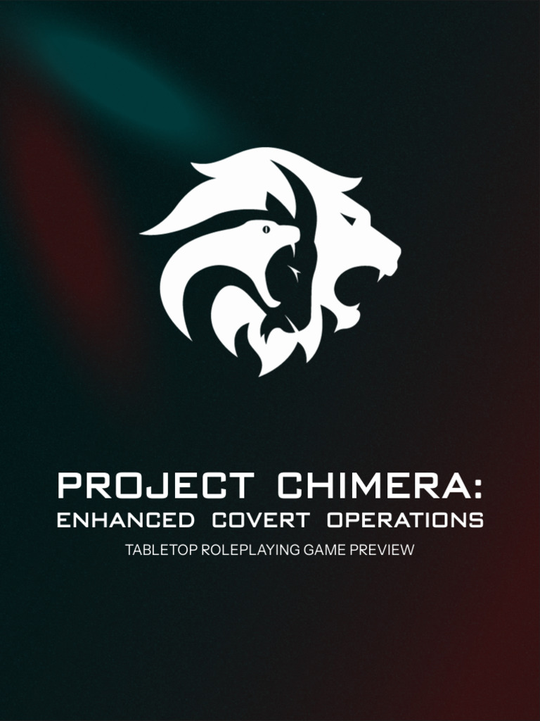 Chimera-Preview-edited | PDF | Tabletop Role Playing Game