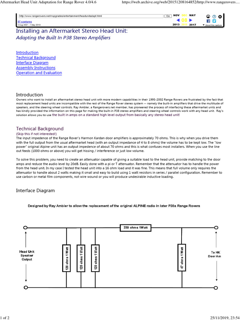 Ray Ambler attenuators | PDF | Amplifier | Resistor